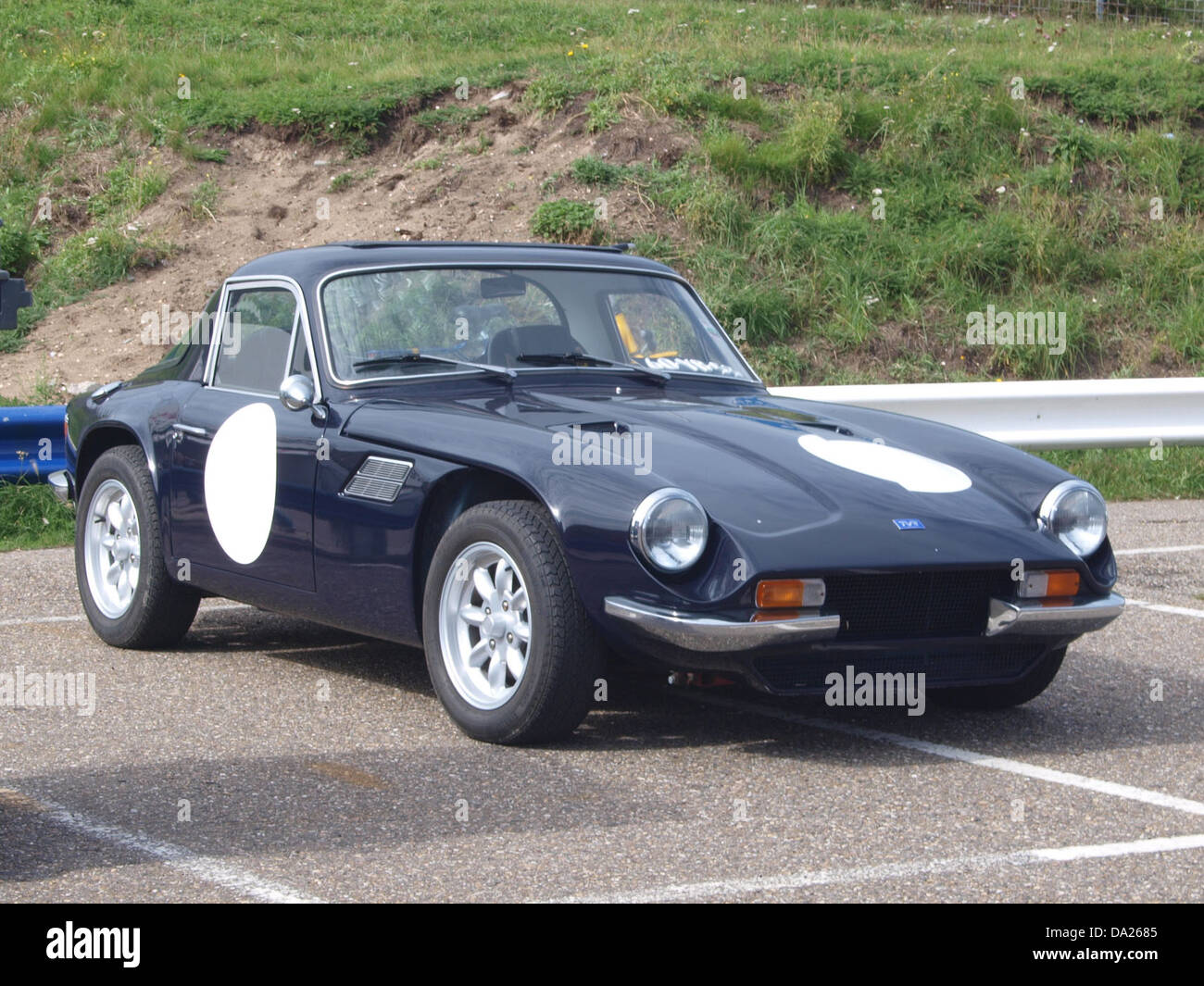 This image from the 2010 Nationaal Oldtimer Festival shows a 1973 TVR ...