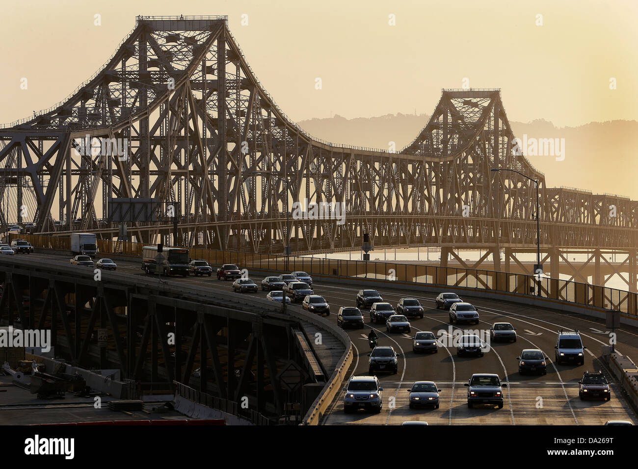 San francisco oakland old bay bridge hi-res stock photography and ...