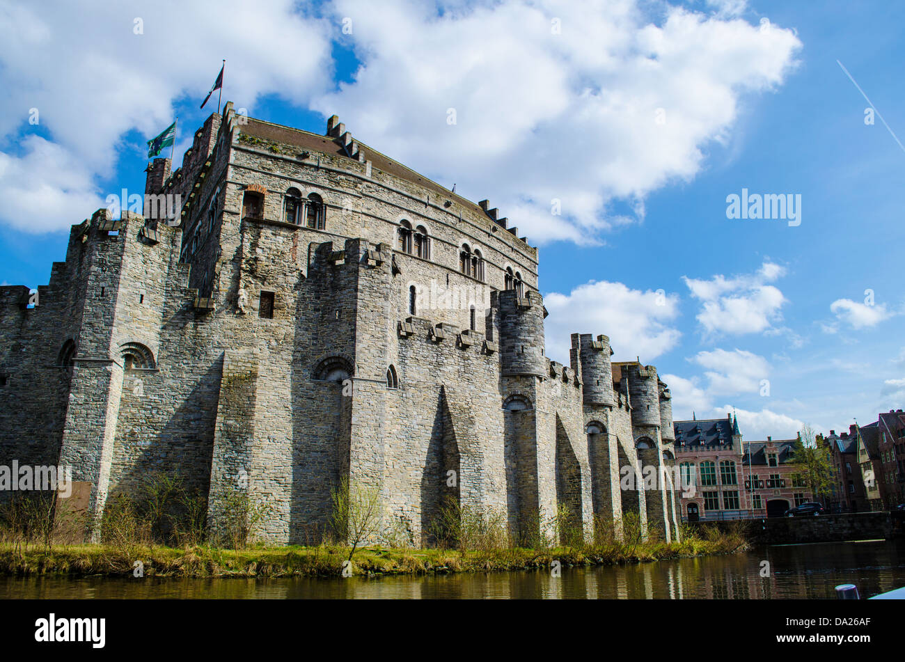 Gravensteen castle Ghent Middle Ages Stock Photo - Alamy