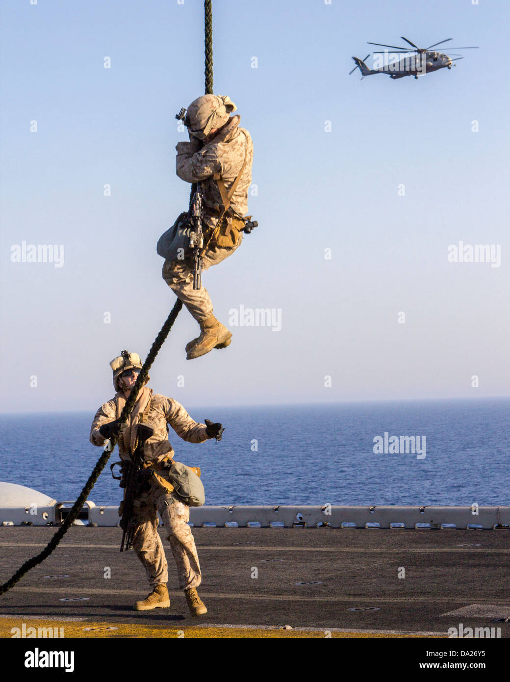 High rope suspension training hi-res stock photography and images - Alamy