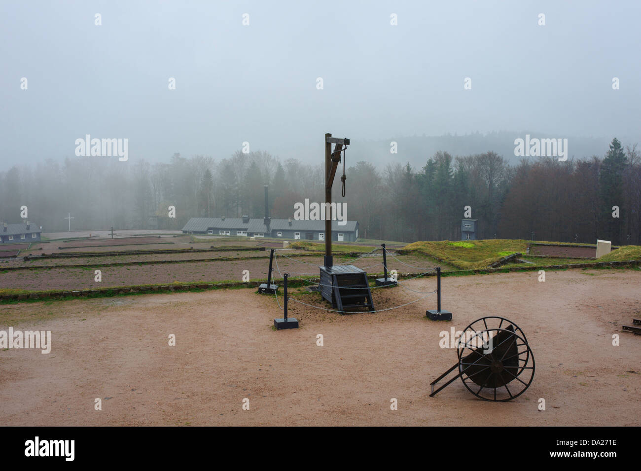 Struthof concentration camp gallows hi-res stock photography and images ...