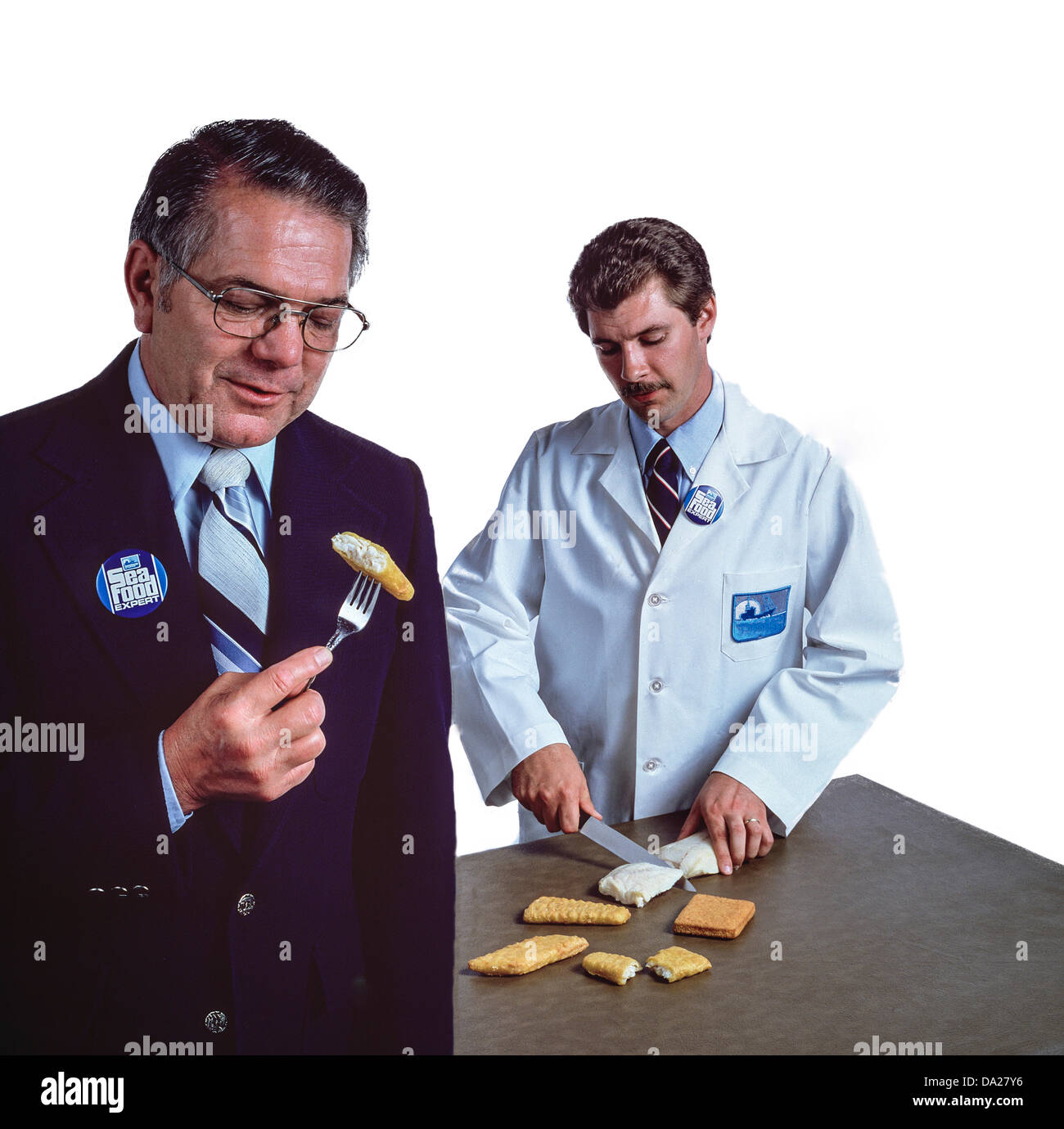Health and quality control inspection of seafood Stock Photo - Alamy