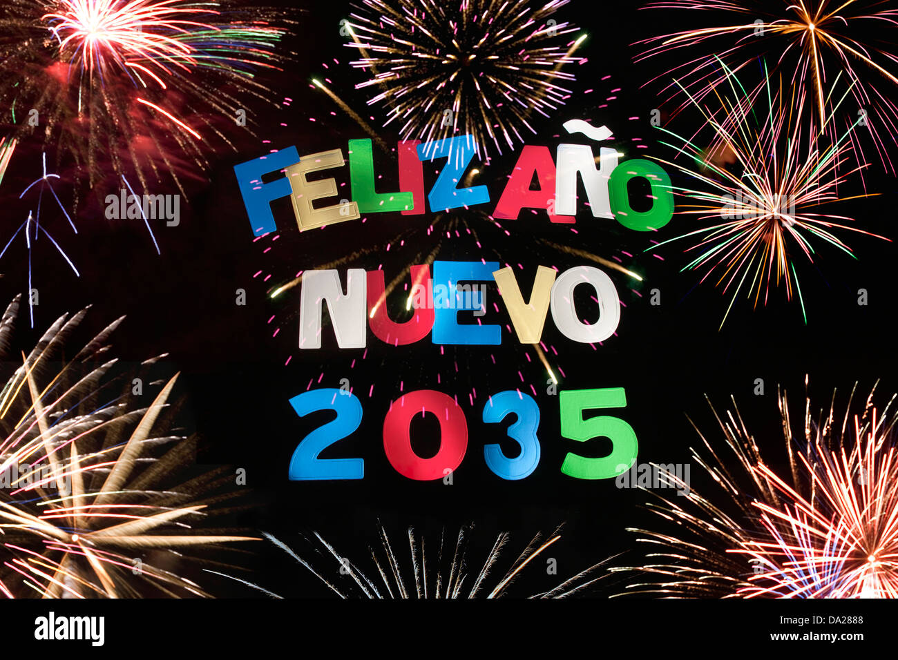 Ano nuevo sign hi-res stock photography and images - Alamy