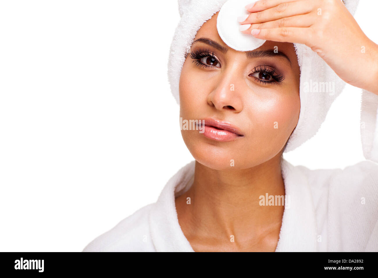 Forehead woman smiling hi-res stock photography and images - Alamy