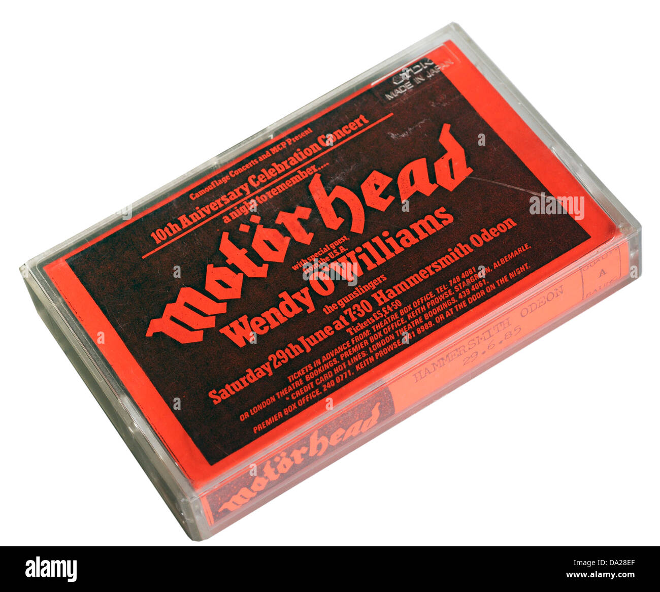 A bootleg live recording on tape Stock Photo - Alamy