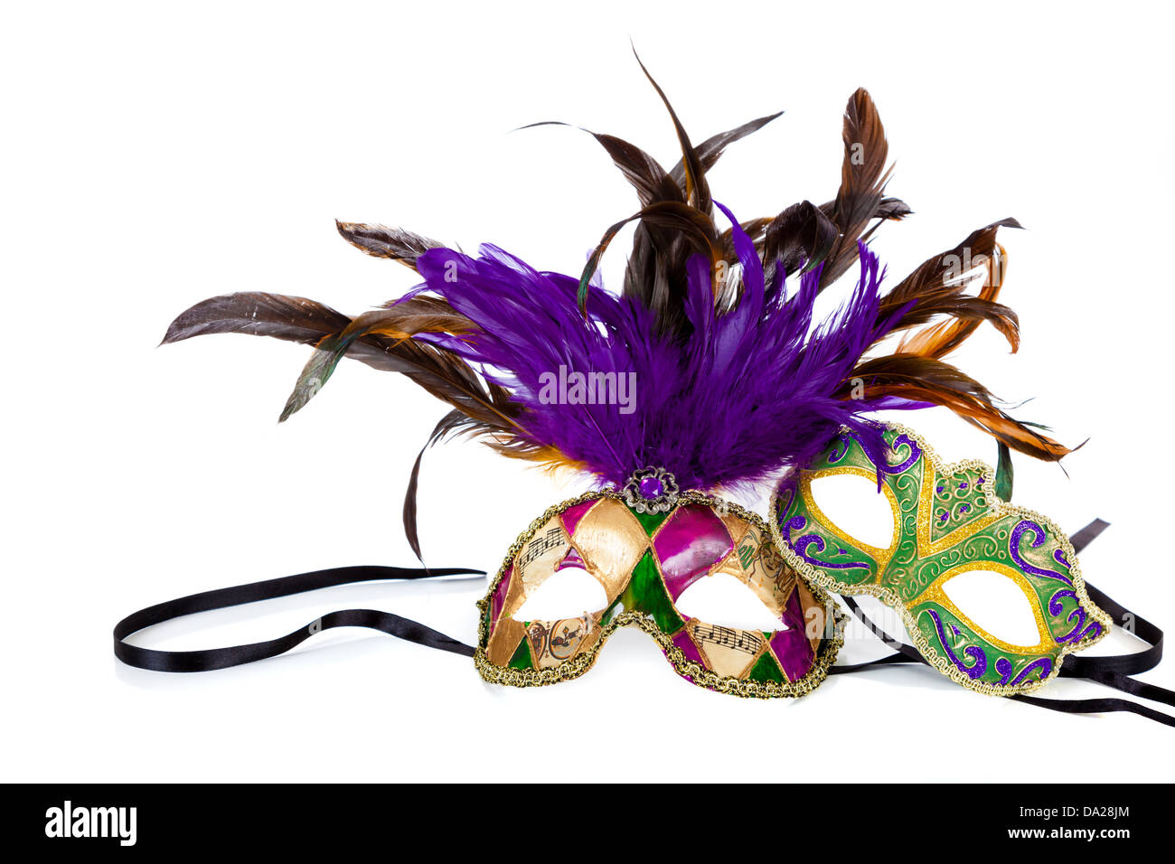 Purple mardi gras carnival Cut Out Stock Images & Pictures - Alamy
