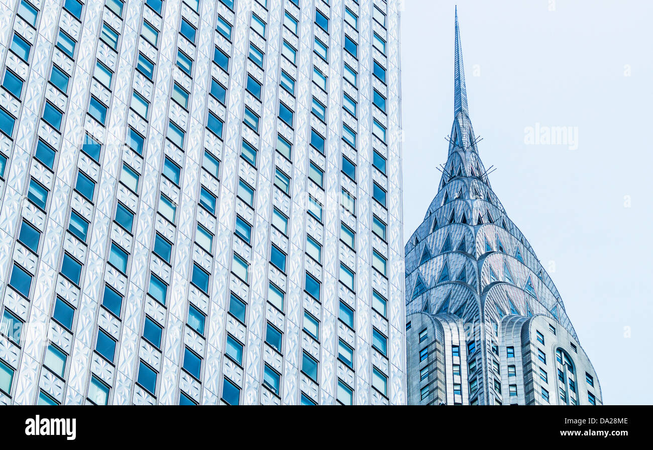 Chrysler building facade hi-res stock photography and images - Alamy