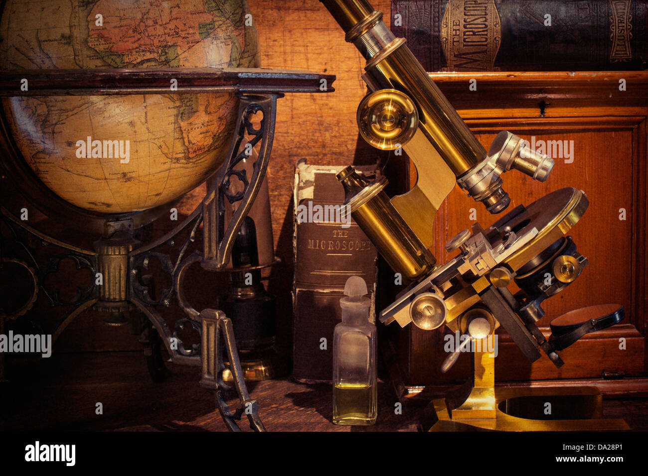 Antique scientific equipment Stock Photo - Alamy