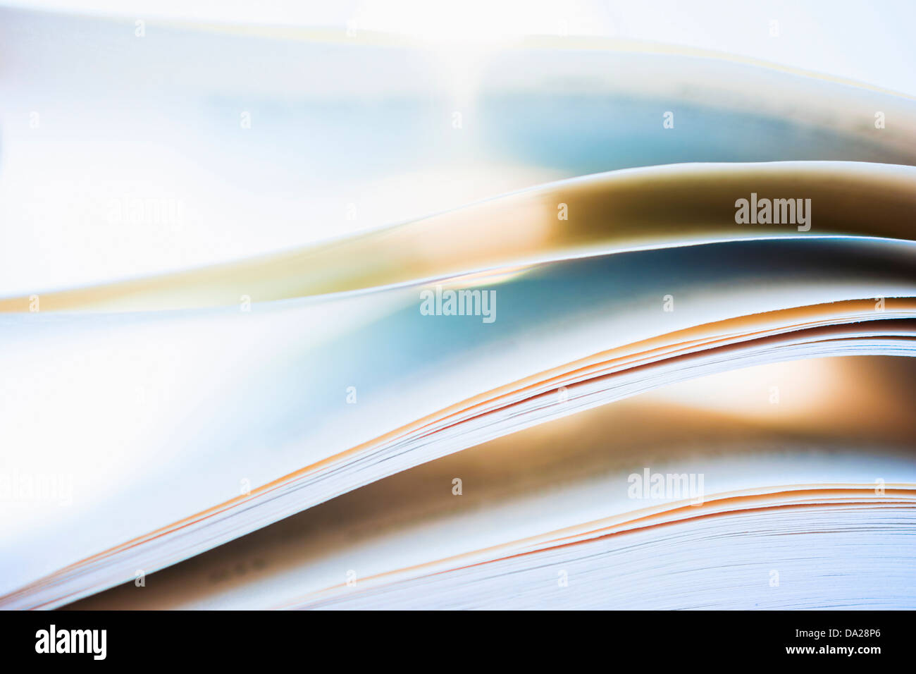 Book pages in motion Stock Photo - Alamy