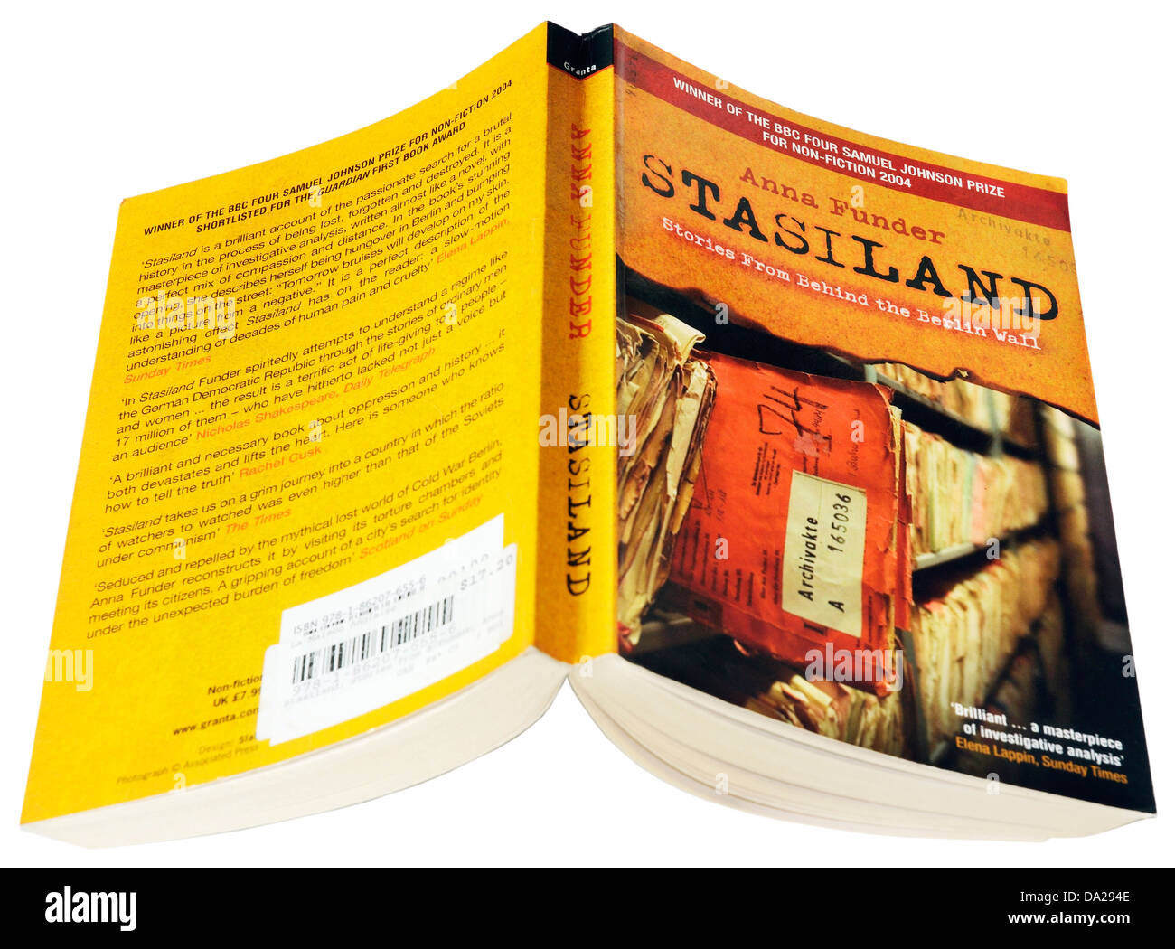 Stasiland by Anna Funder Stock Photo - Alamy