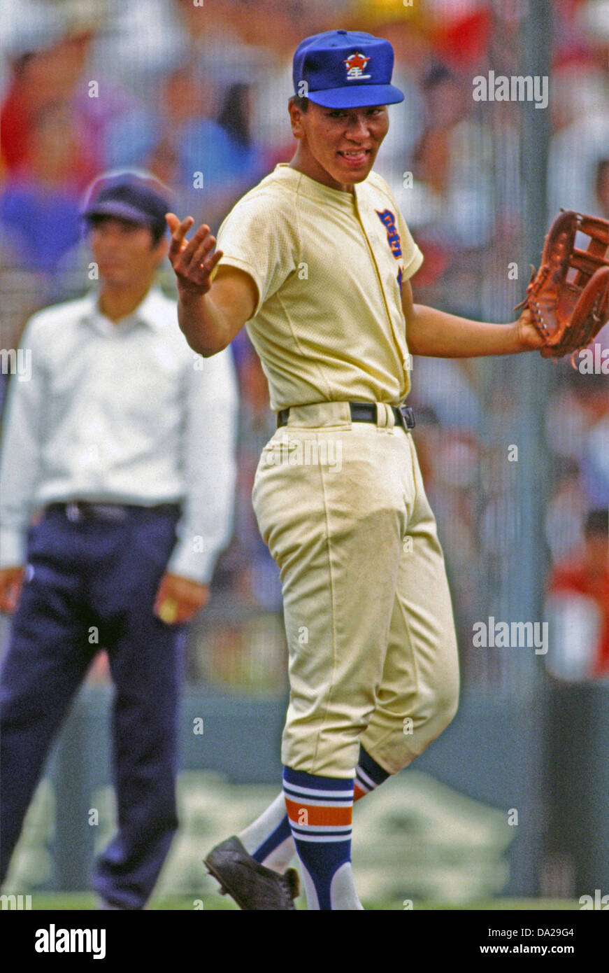 Hideki Matsui (Seiryo), AUGUST 20, 1991 - Baseball : 73rd National High ...