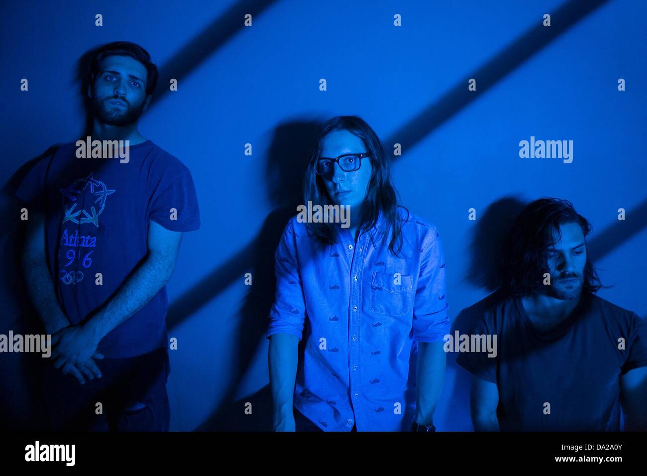 June 13, 2013 - Brooklyn, New York, USA - The rock band Bambara (Reid ...
