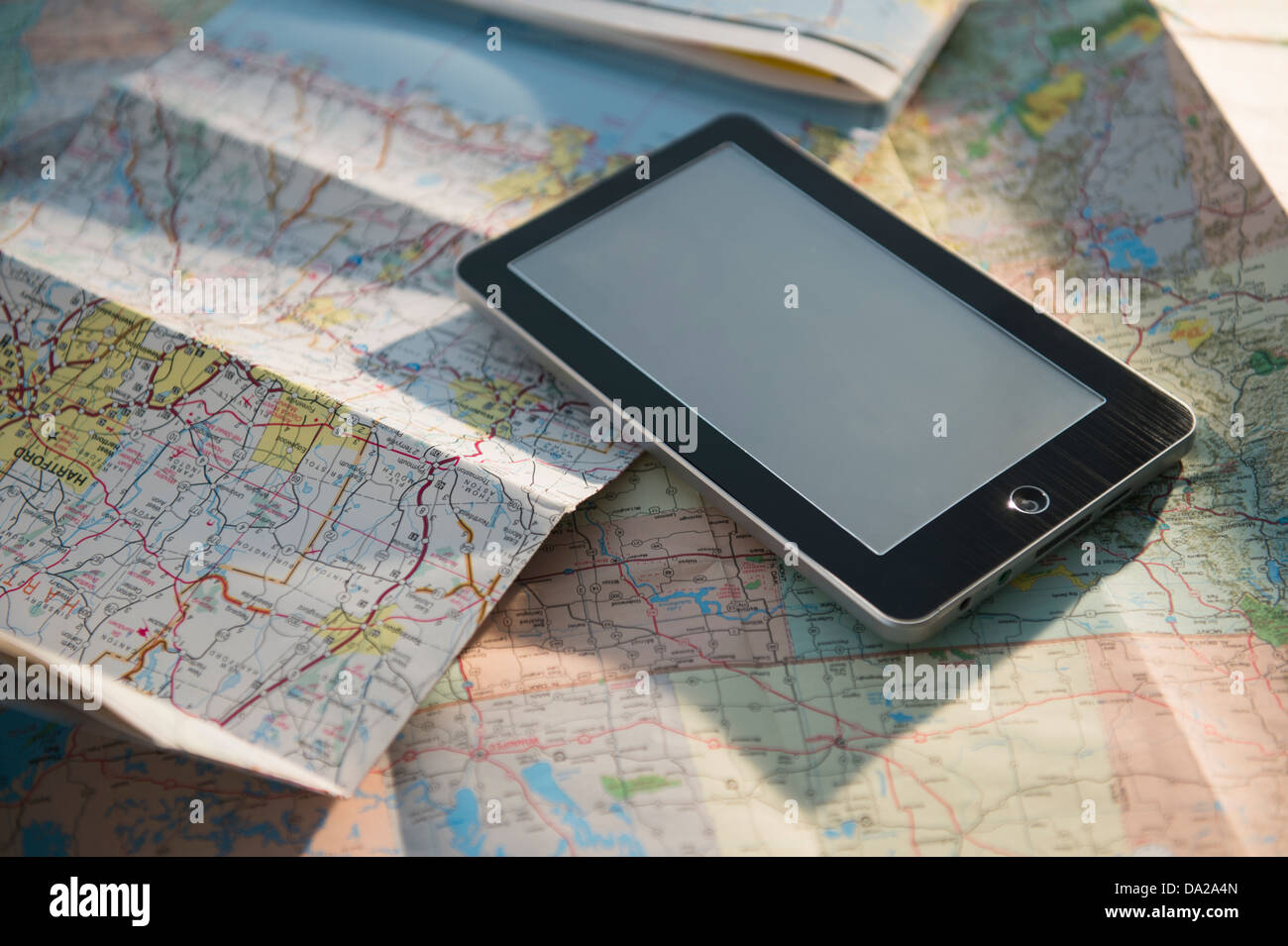 Positioning maps hi-res stock photography and images - Alamy
