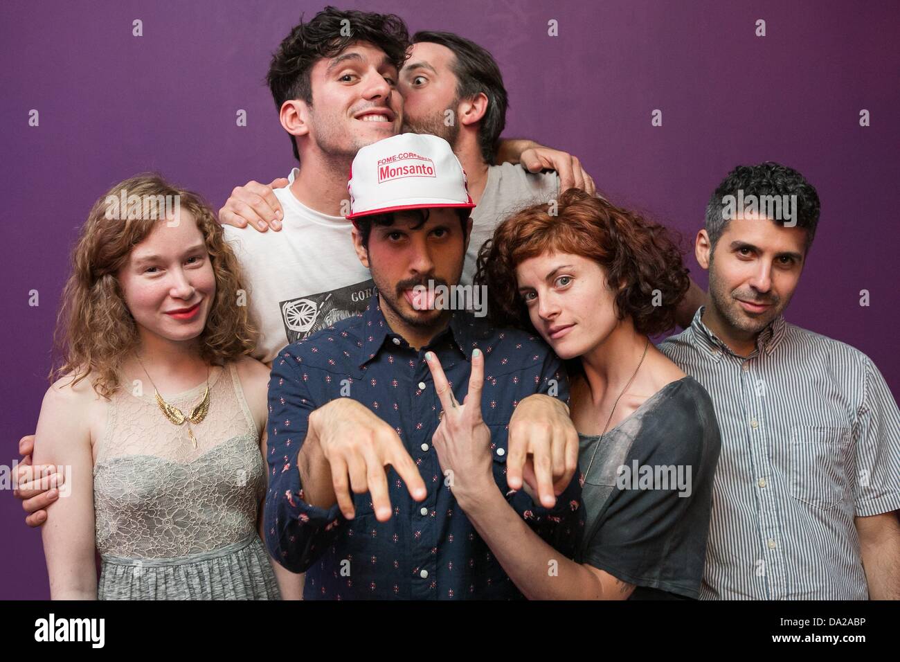 June 13, 2013 - Brooklyn, New York, USA - The rock band WHY? (Yoni ...