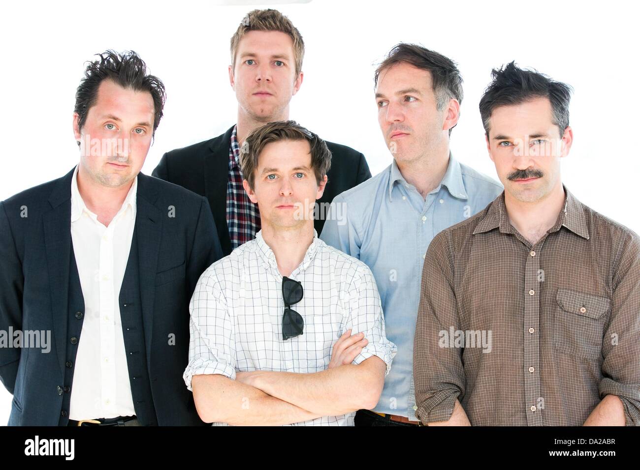 June 15, 2013 - Brooklyn, New York, USA - The rock band The Walkmen ...