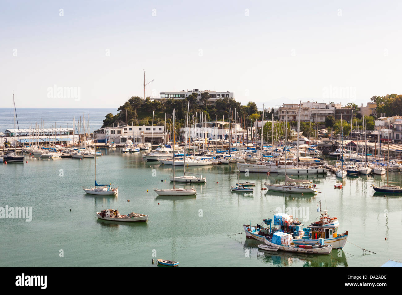 Mikrolimano Harbour, Mikrolimano Bay, Piraeus, Athens, Greece Stock ...