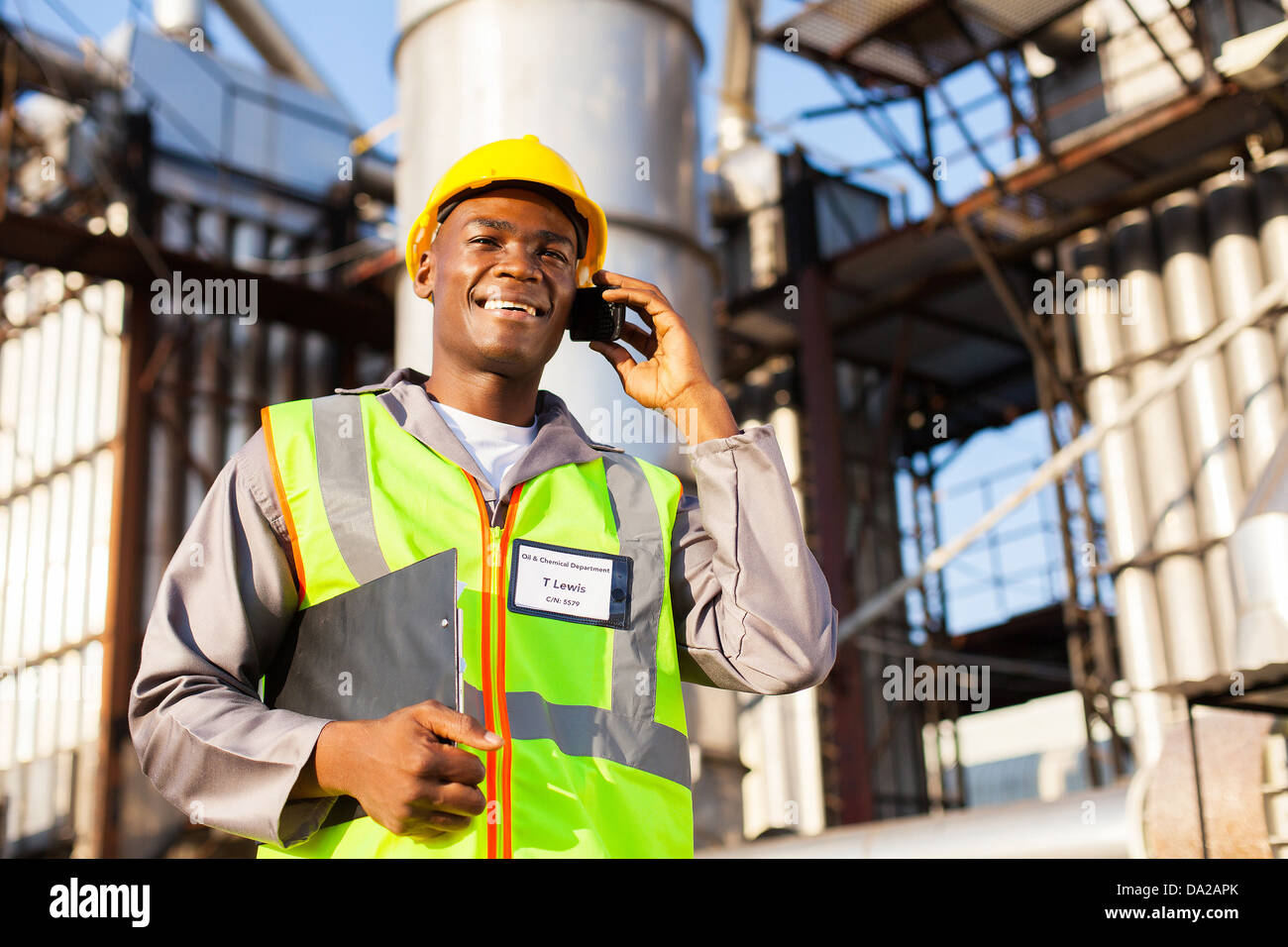 African american oil worker hi-res stock photography and images - Alamy