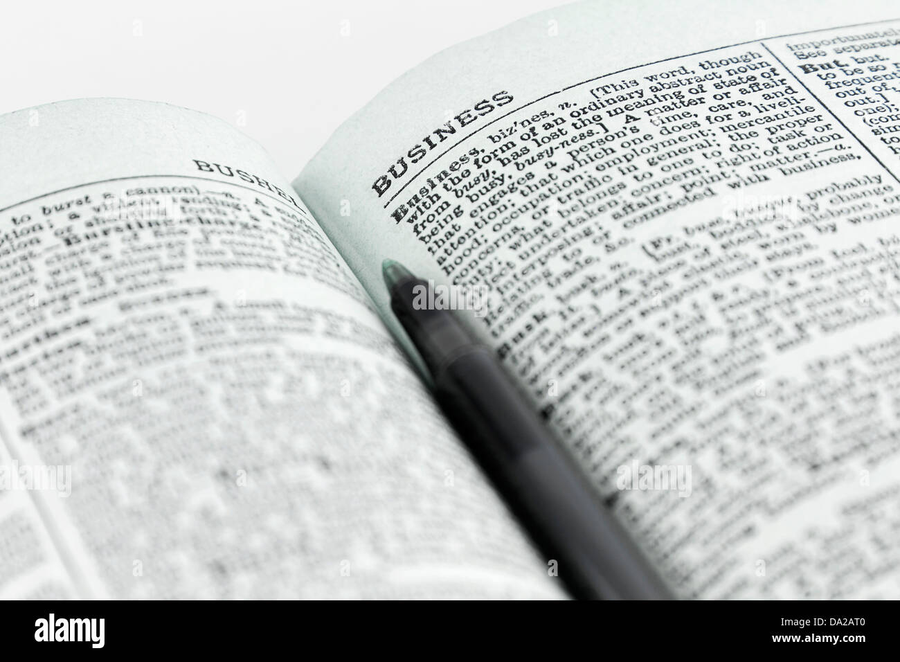 Dictionary page hi-res stock photography and images - Alamy