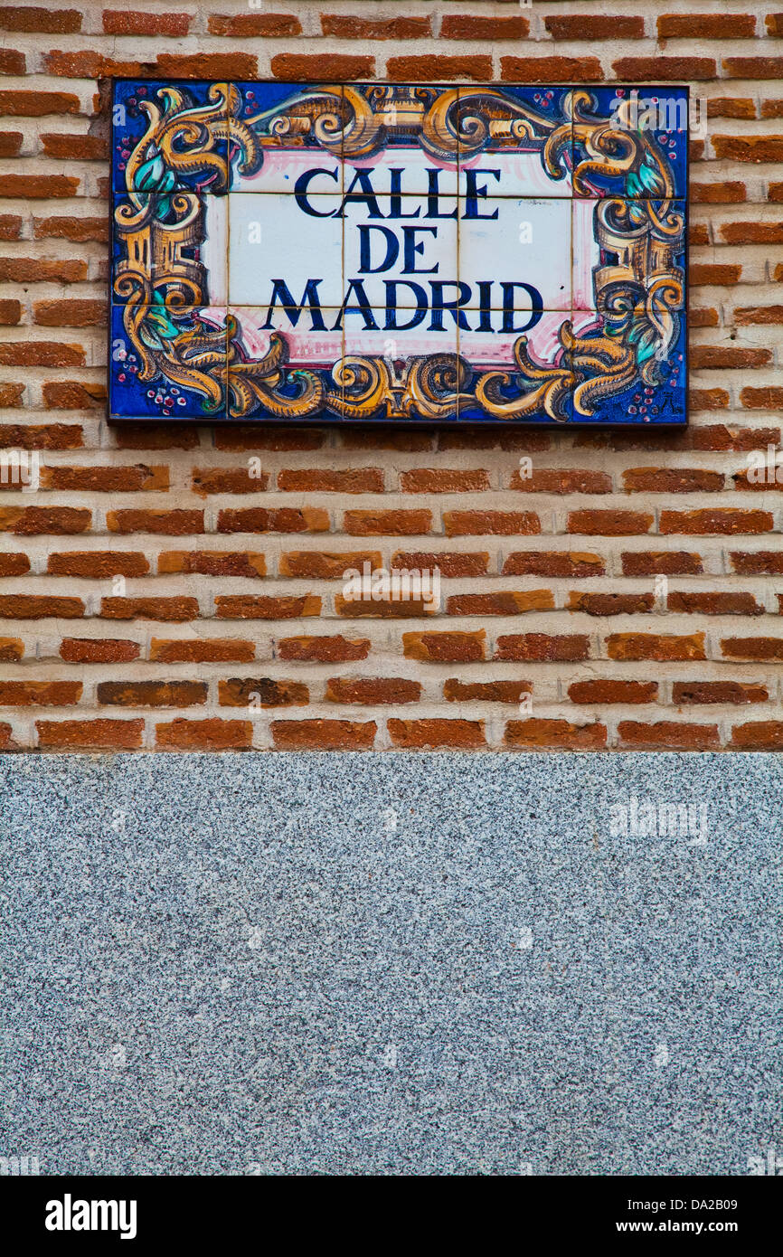 Info madrid hi-res stock photography and images - Alamy