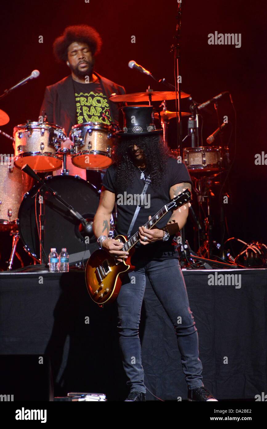 Atantic City, New Jersey, USA. 1st July, 2013. Legendary rocker, SLASH ...