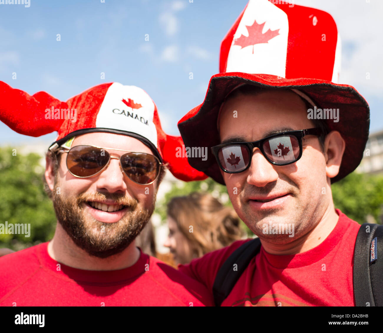 The flag of the canadians hi-res stock photography and images - Alamy