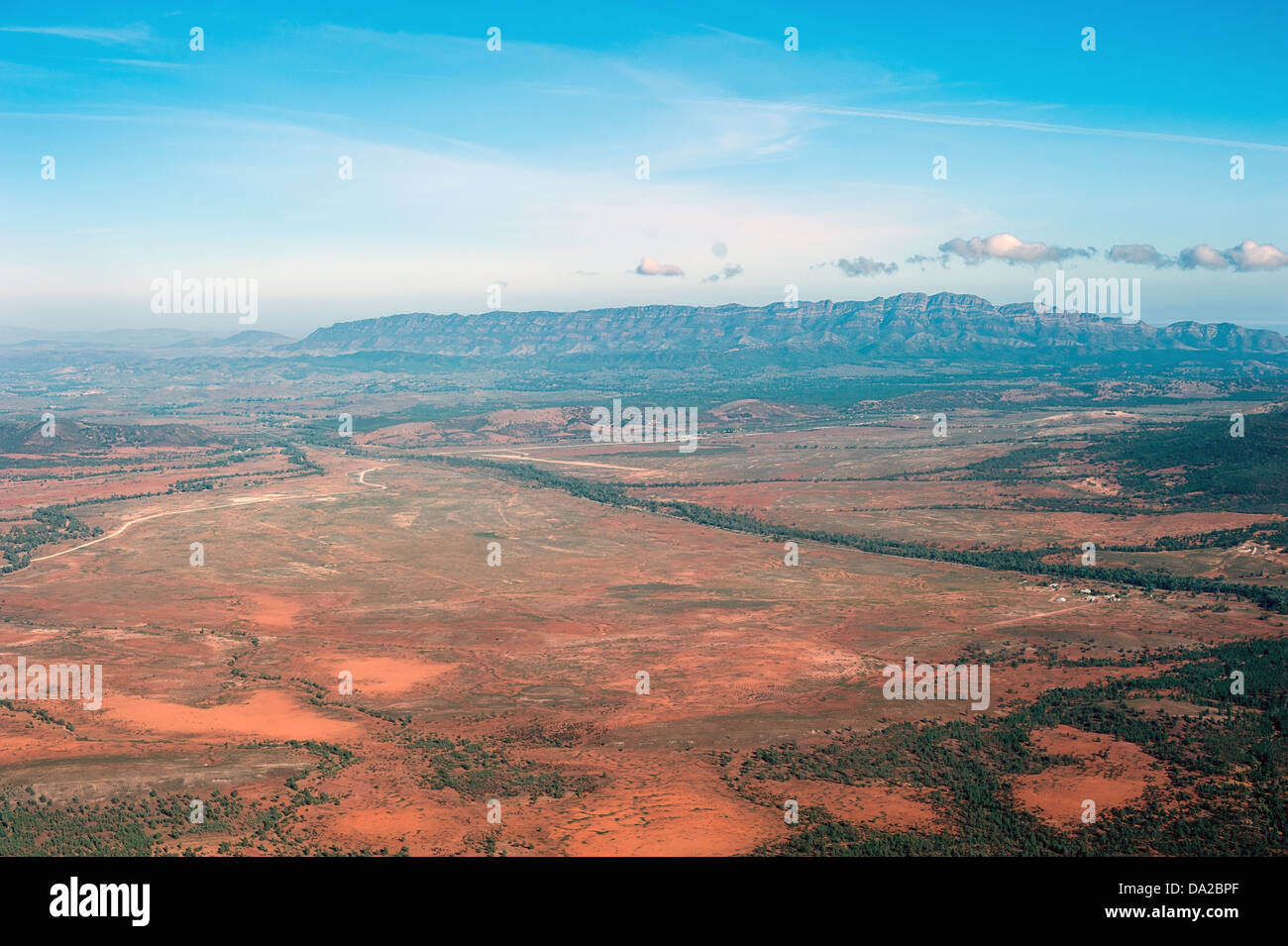 The ruggedly beautiful Flinders Ranges in the Australian outback Stock ...
