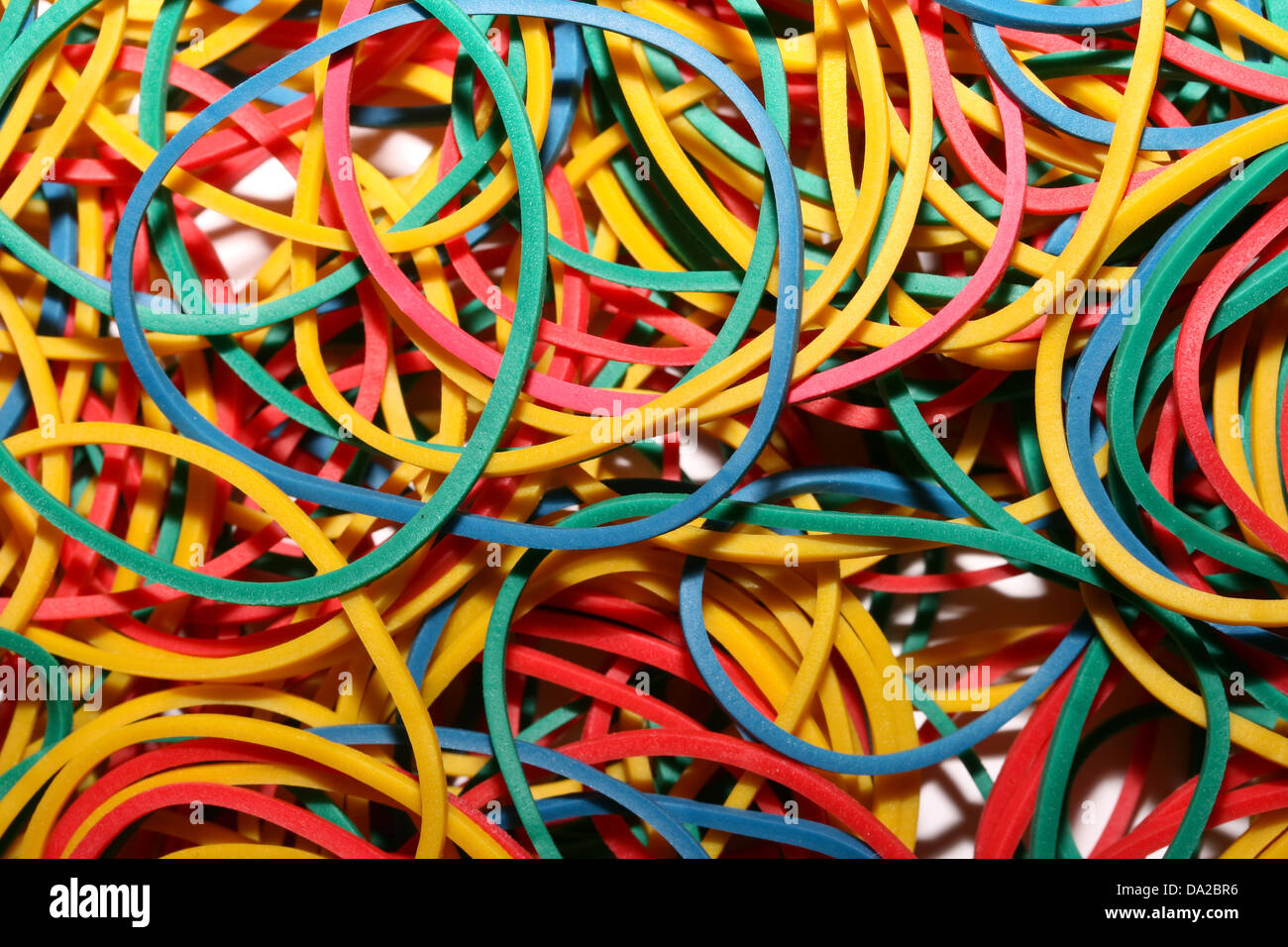 Rubber bands background hi-res stock photography and images - Alamy