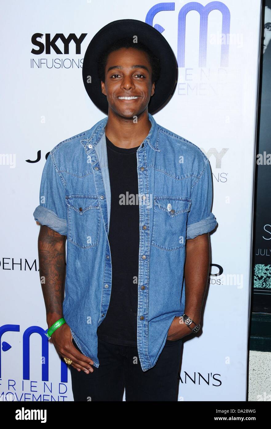 Los Angeles, CA. 1st July, 2013. Austin Brown at arrivals for Friend ...