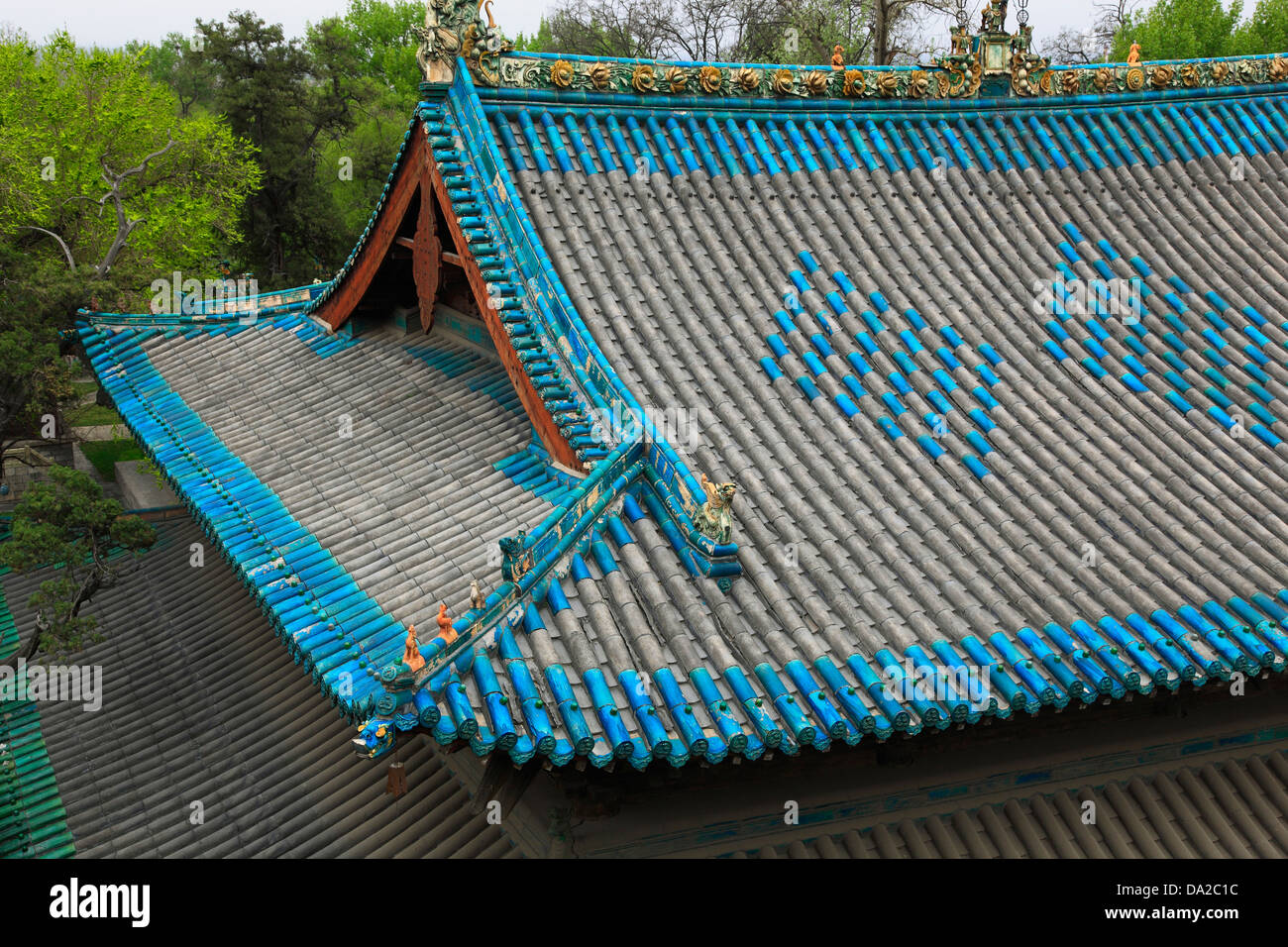 China, Shanxi Province, Taiyuan, Jinci Temple Complex, Saint Mother's ...