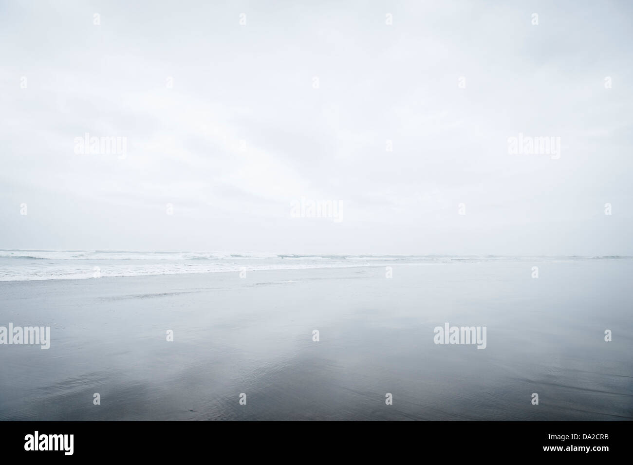 Sandy beach sea mist hi-res stock photography and images - Alamy