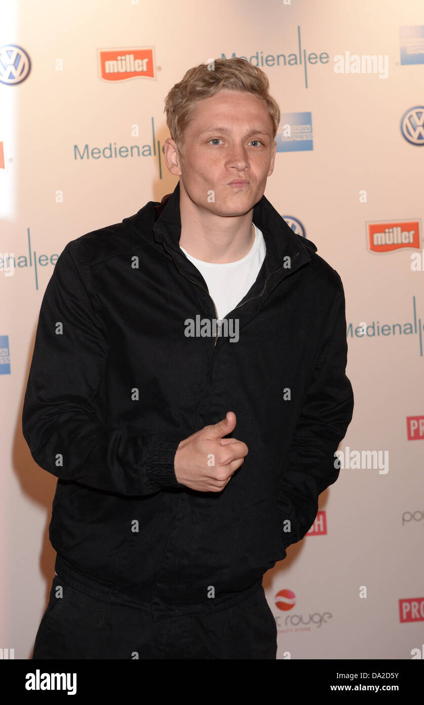 German actor Matthias Schweighoefer arrives at discotheque P1 for the ...