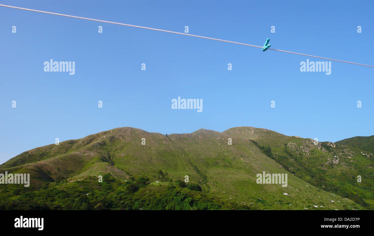 Green mountain line hi-res stock photography and images - Alamy