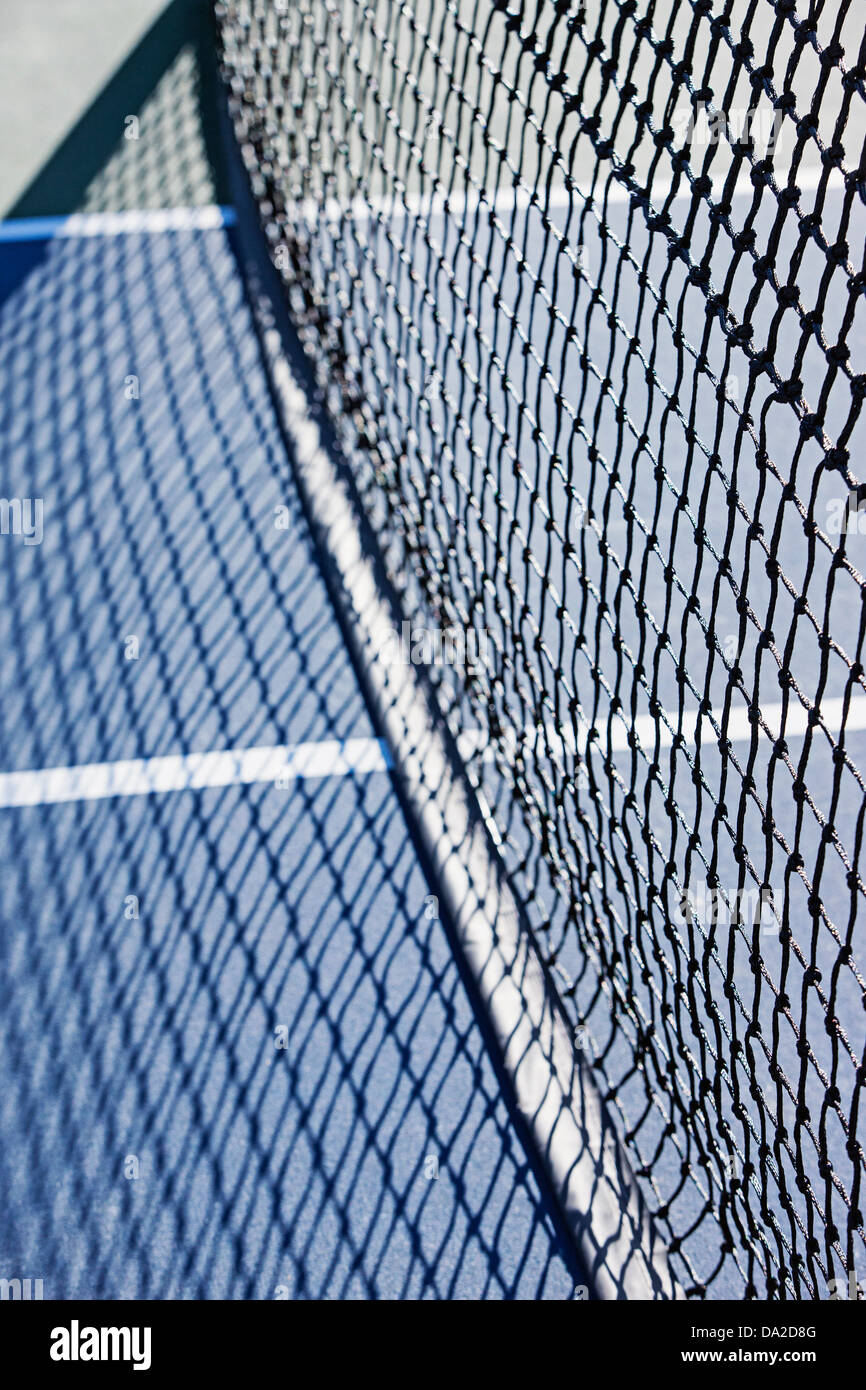 Tennis court net Stock Photo - Alamy
