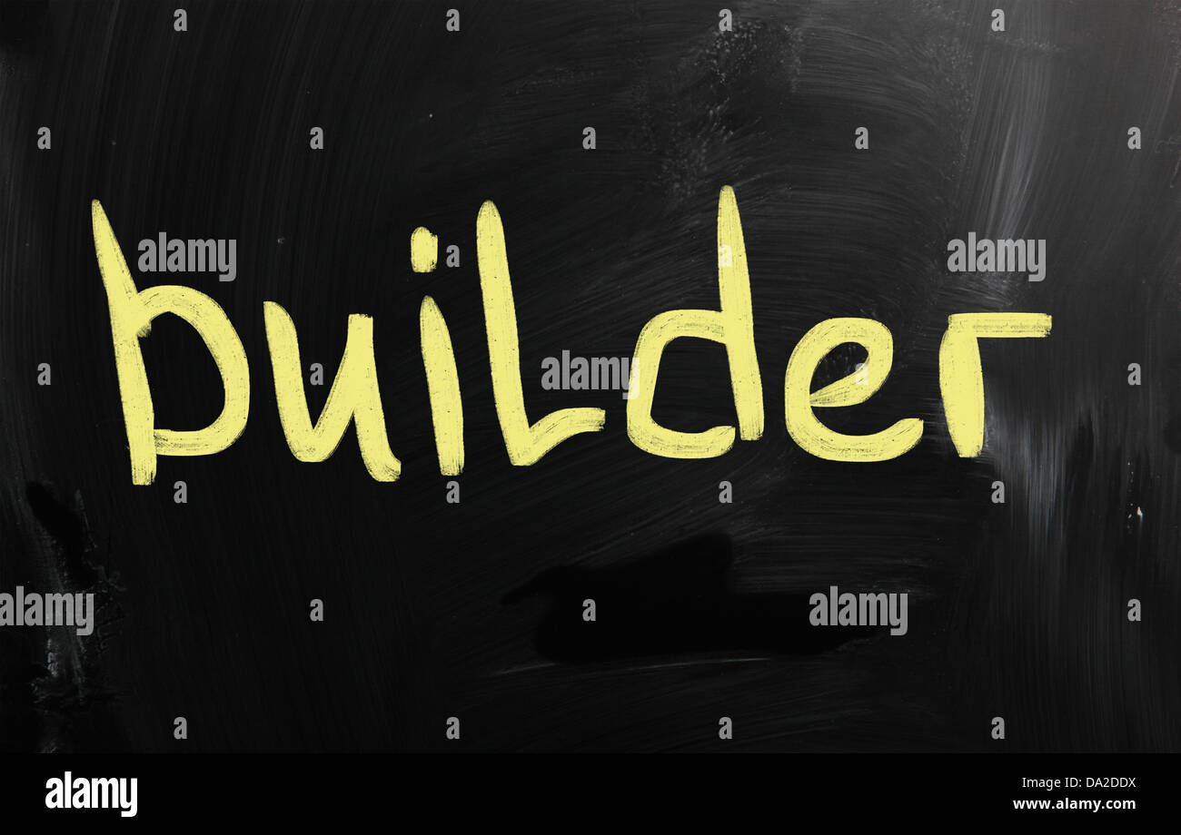 business ideas handwritten with white chalk on a blackboard Stock Photo ...