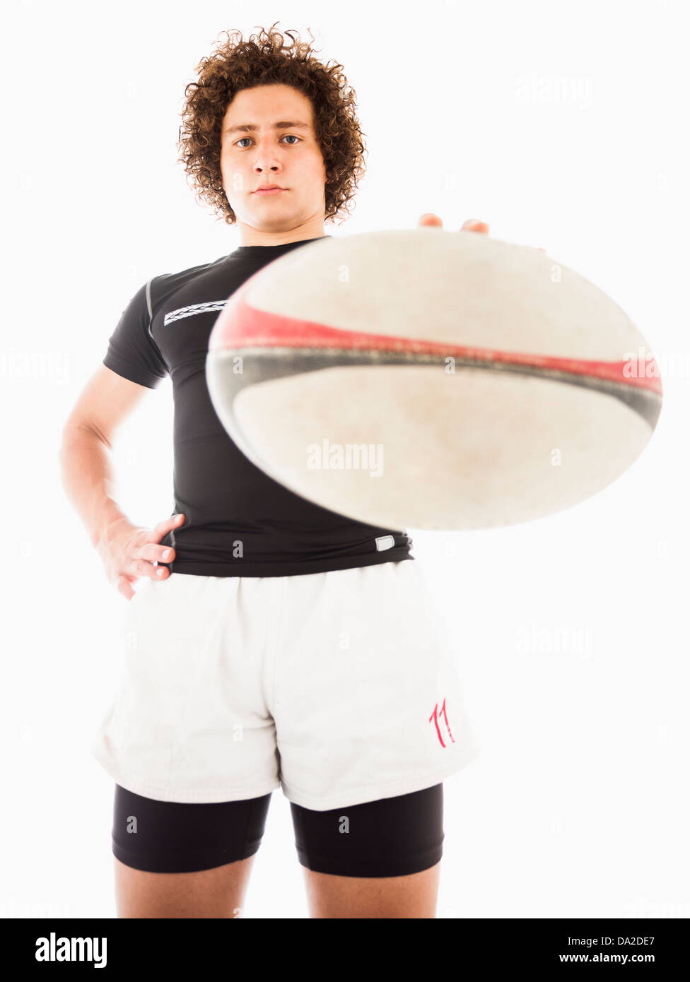 Portrait of rugby player Stock Photo - Alamy