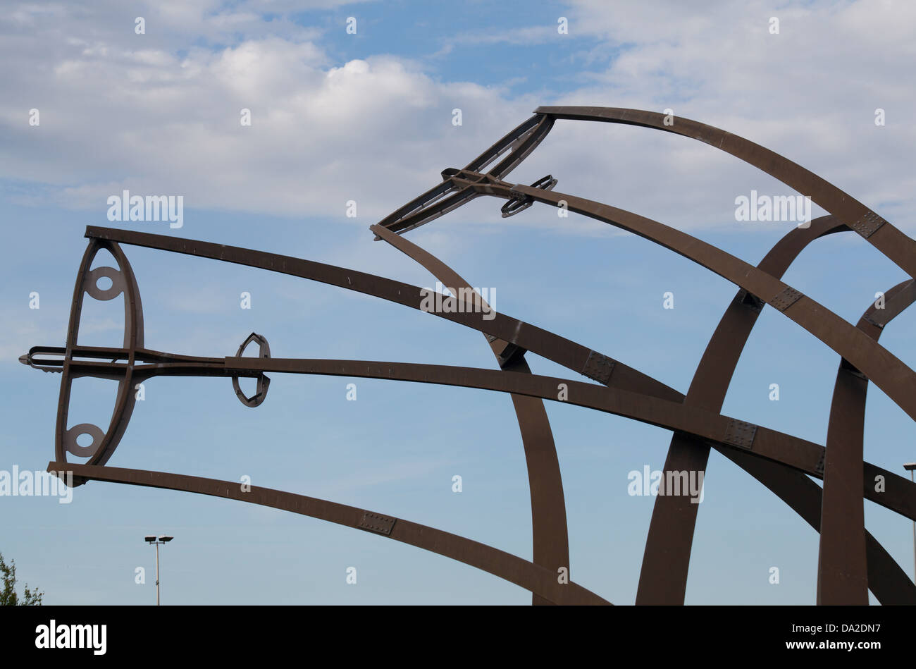 Sentinel; a sculpture of three Spitfires by Tim Tolkein at Spitfire ...