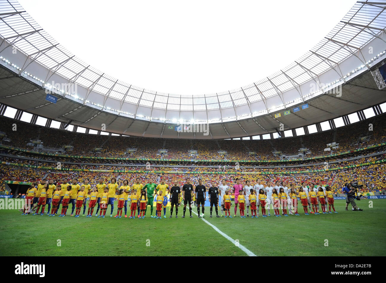 Two team group line-up, JUNE 15, 2013 - Football / Soccer : FIFA ...