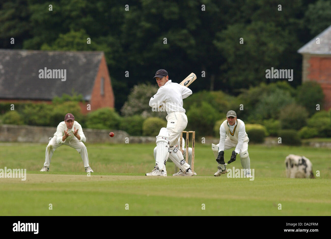Welsh Frankton Cricket Club, Hardwick Hall, Shropshire, England Stock ...