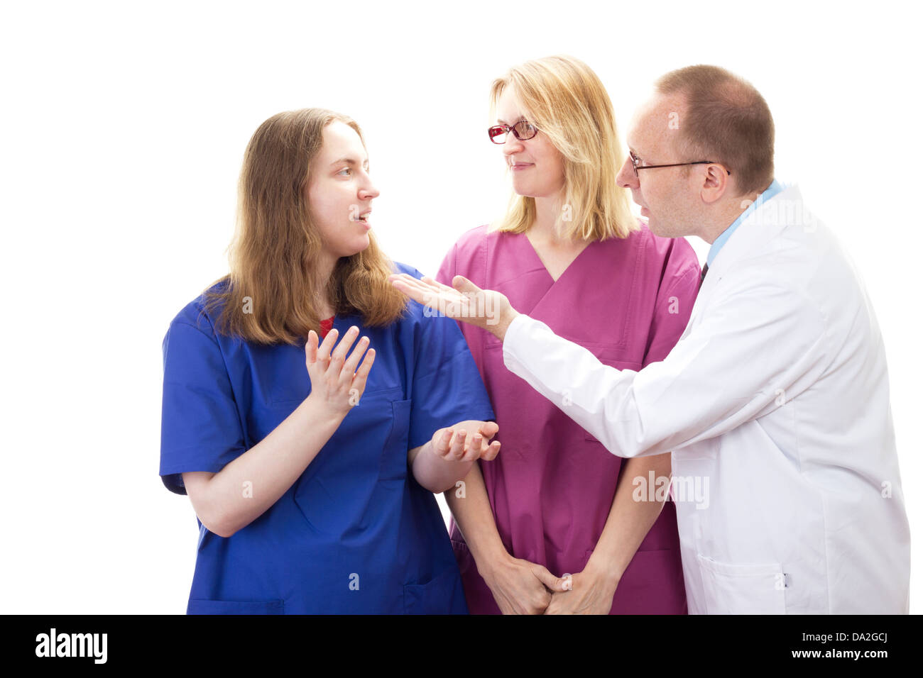 Medical doctor team discussing about some problems Stock Photo - Alamy