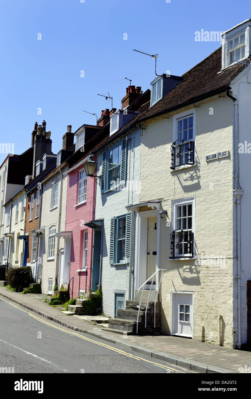 Beautiful terrace houses hi-res stock photography and images - Alamy