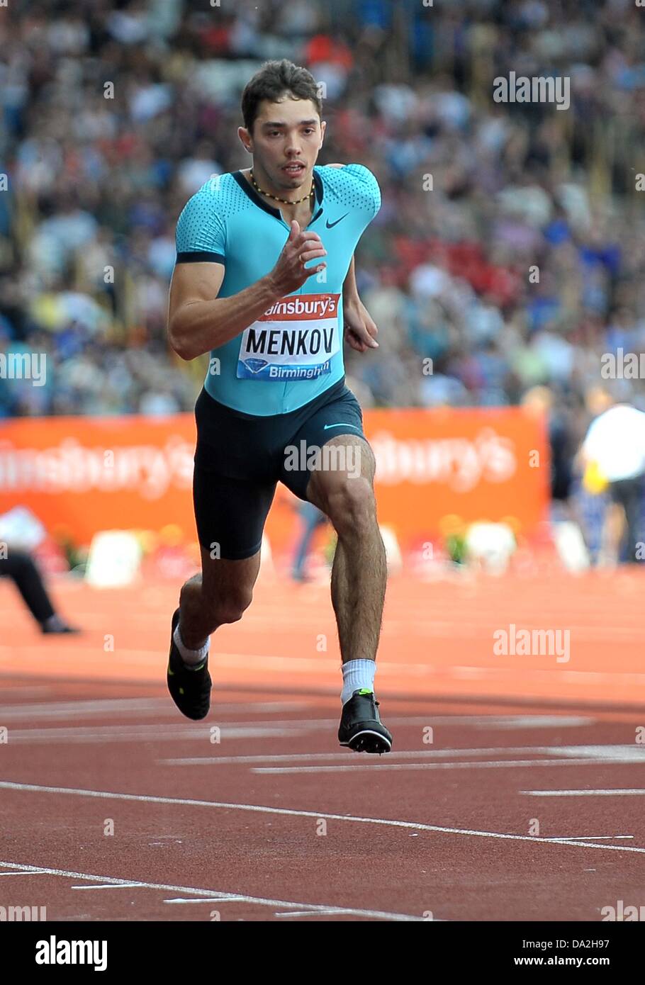 Birmingham, UK. 30th June 2013. Aleksandr Menkov (RUS). Mens long jump ...