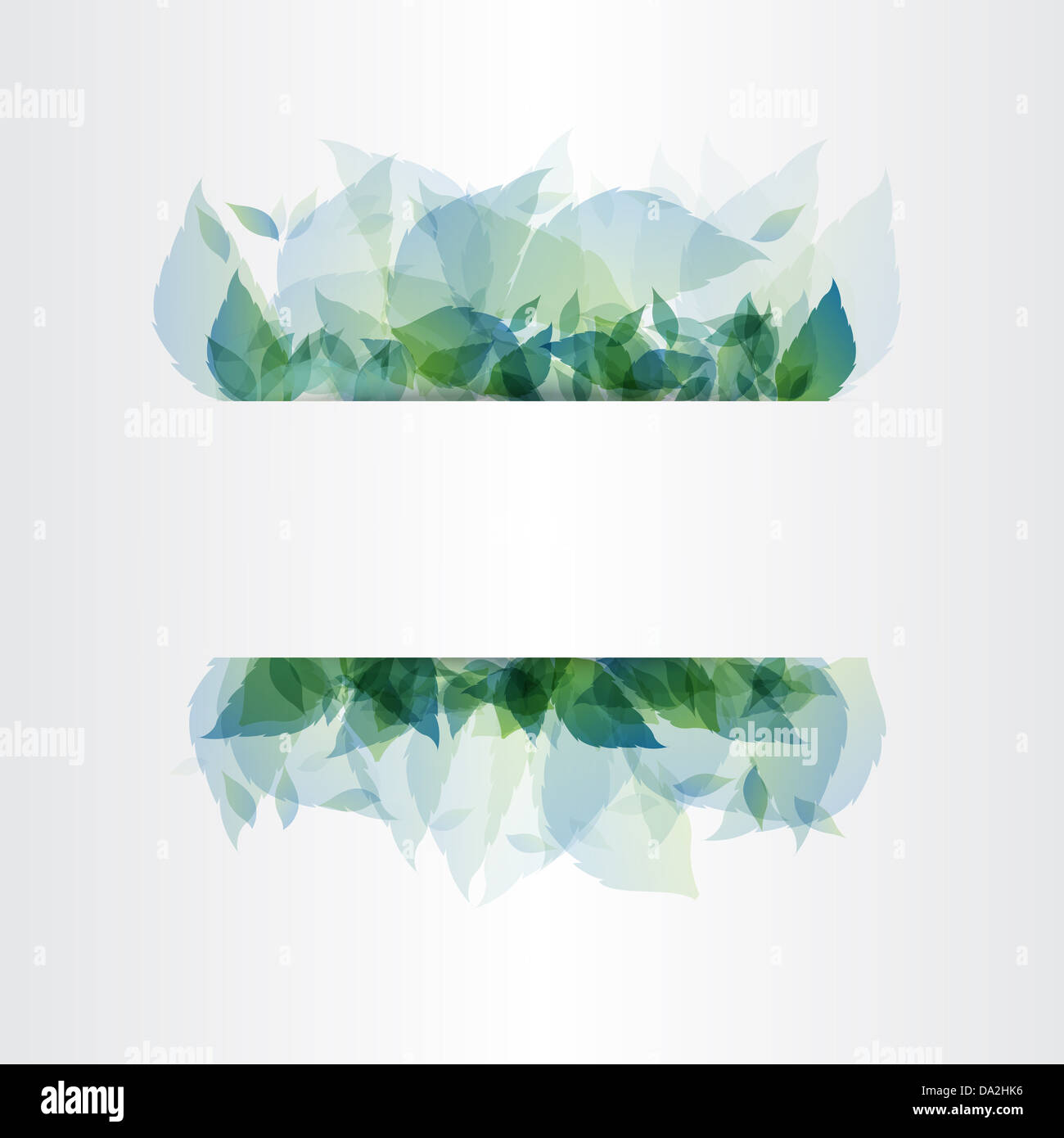 Abstract background with various leaf shapes Stock Photo - Alamy