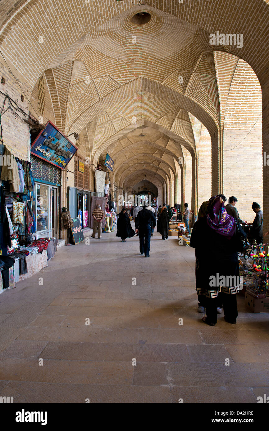 Asia, Iran, Kerman, Bazar Stock Photo - Alamy