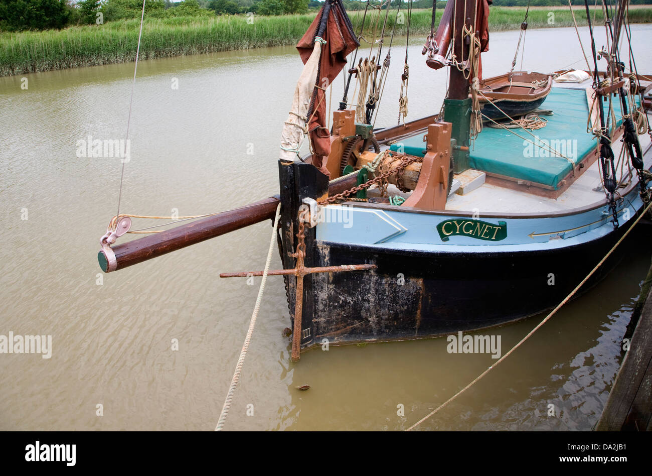 Historic sailing barge hi-res stock photography and images - Alamy