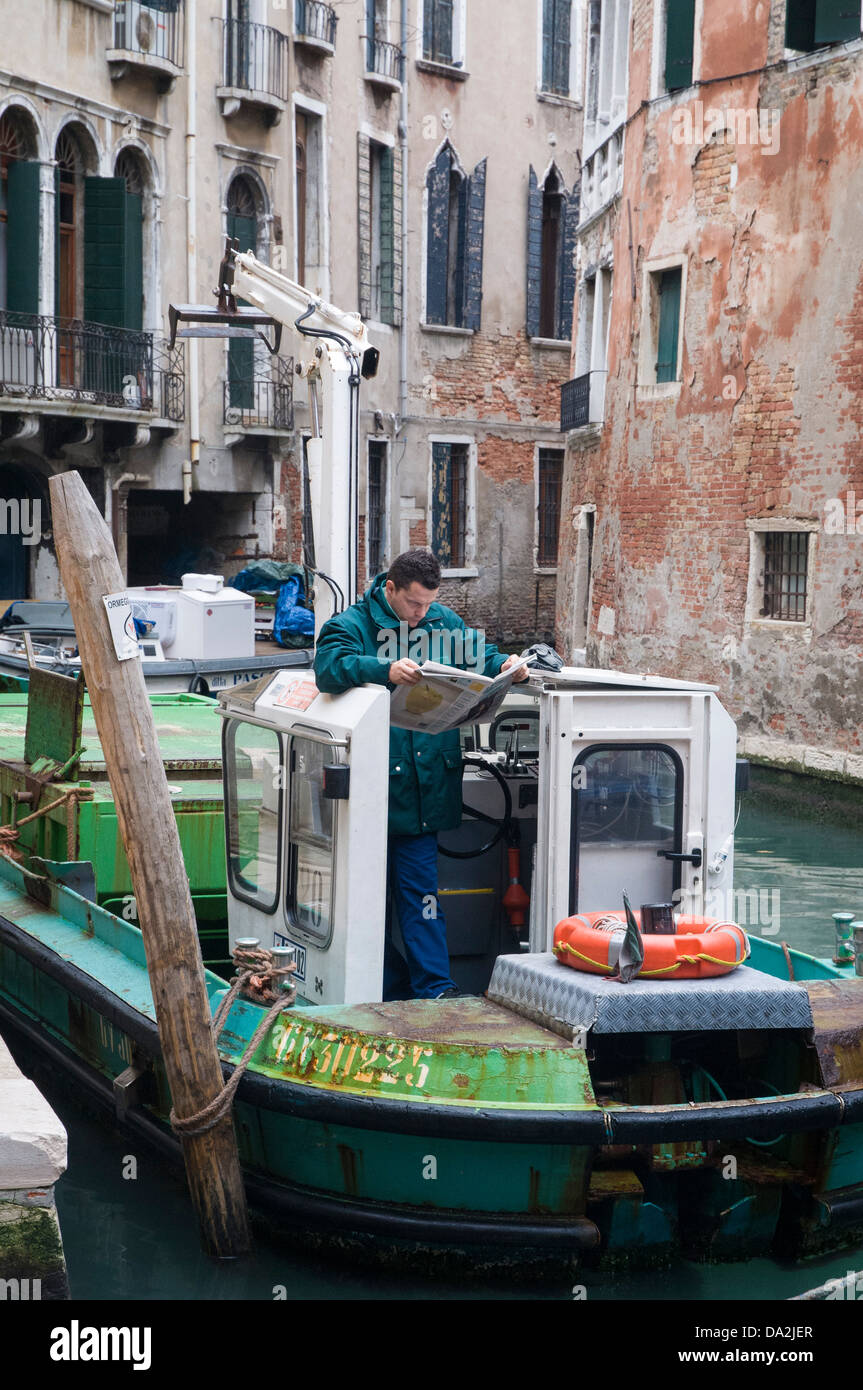 A series of portraits of the helmsmen who ply the water and transport ...