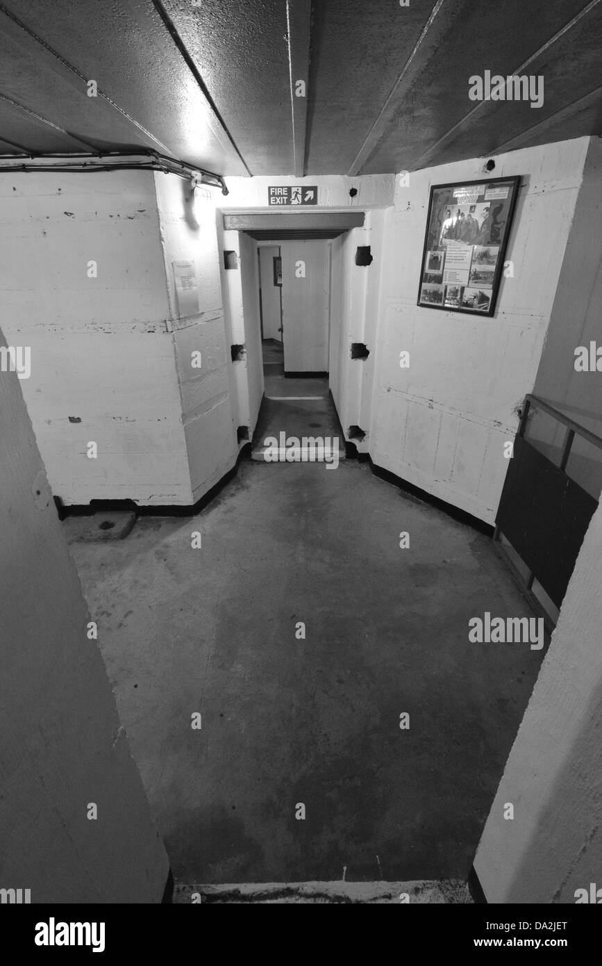 The world war two German bunker at Noirmont in Jersey, The Channel ...