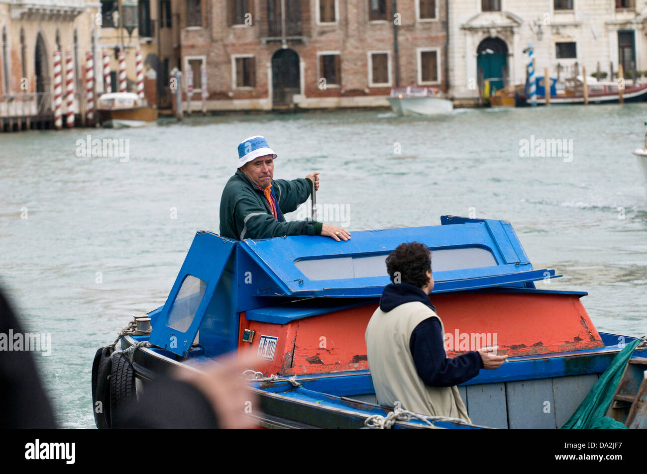 A series of portraits of the helmsmen who ply the water and transport ...