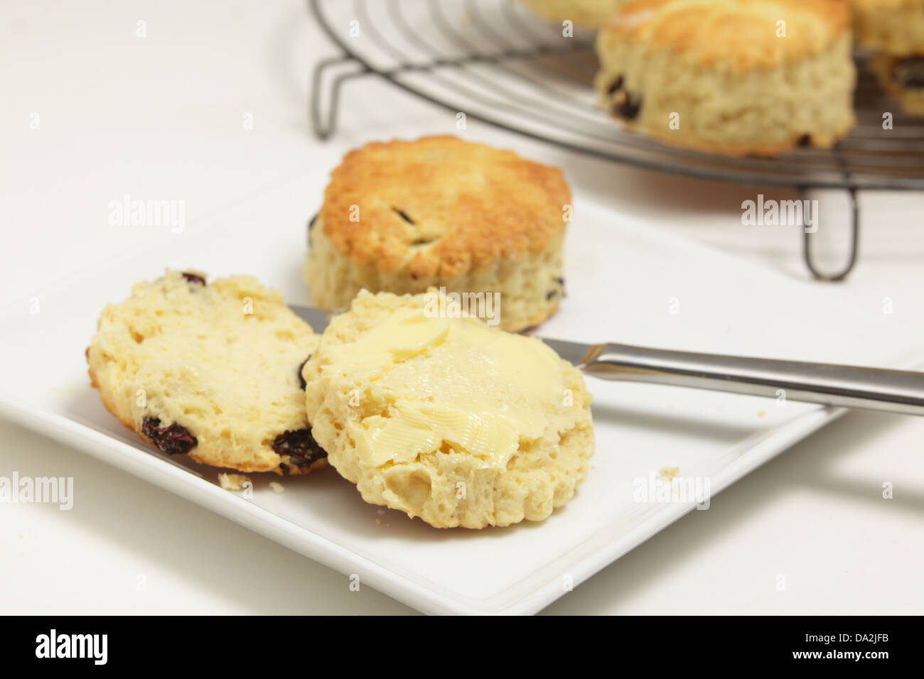 Scones plate hi-res stock photography and images - Alamy