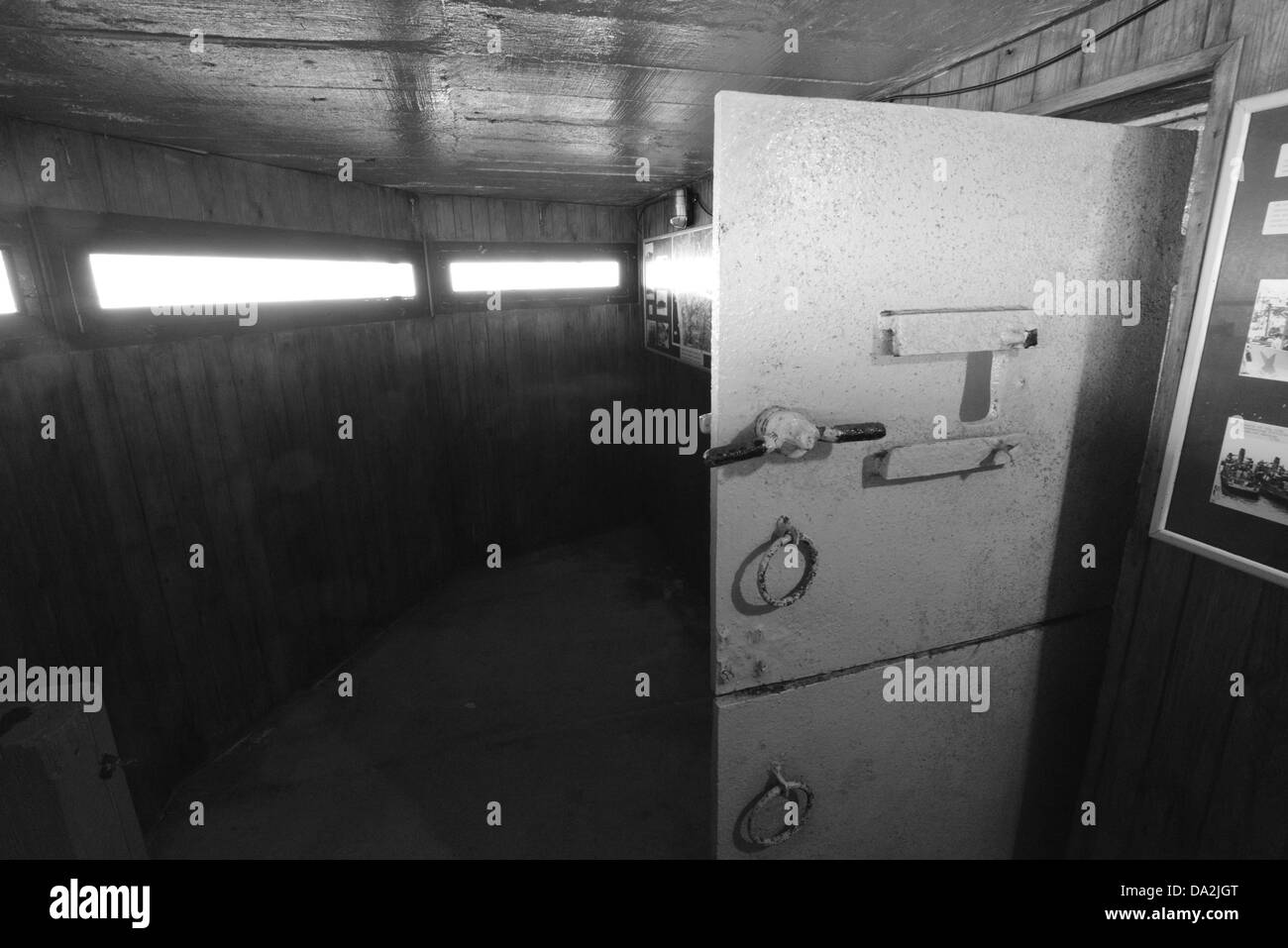 The world war two German bunker at Noirmont in Jersey, The Channel ...