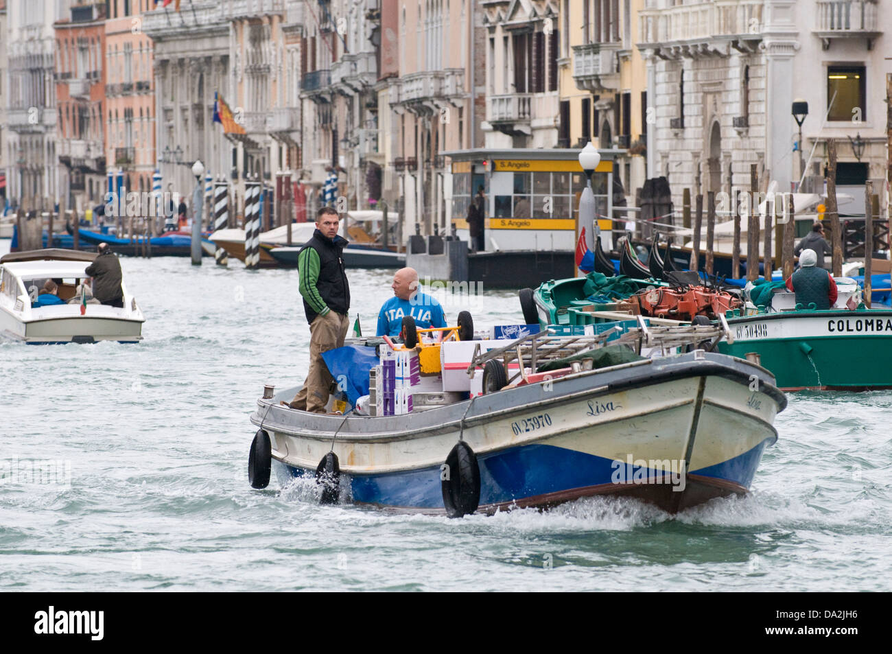 A series of portraits of the helmsmen who ply the water and transport ...